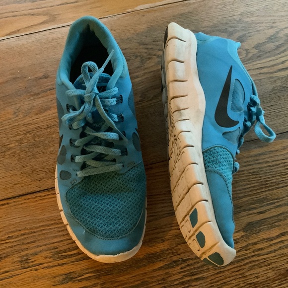 Nike | Shoes | Nike Turquoise Blue Sneakernice Condition7y | Poshmark